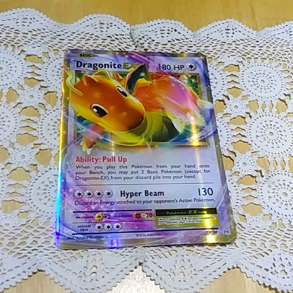 Pokemon | Toys | Pokemon Jumbo Oversized Dragonite Ex Basic Card | Poshmark